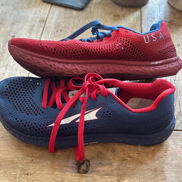 Altra | Shoes | Altra Limited Edition Usa Red And Blue Running Shoes ...
